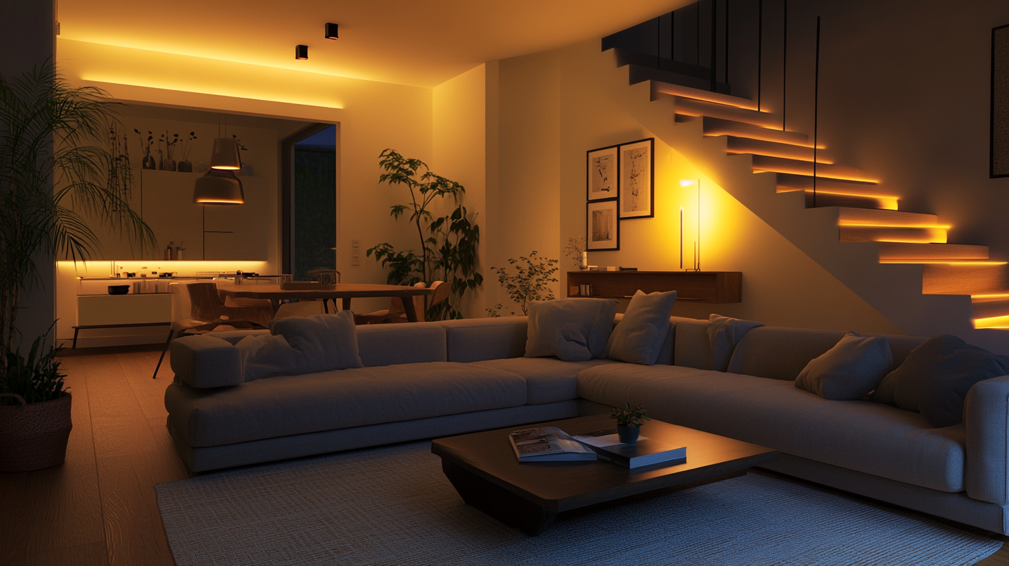 Wohnzimmer mit integrierter Lounge-Ecke: Pure Entspannung