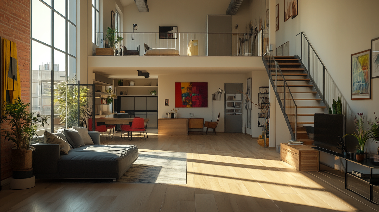 Farbkonzepte für Loft-Wohnungen: Offene Räume geschmackvoll einrichten