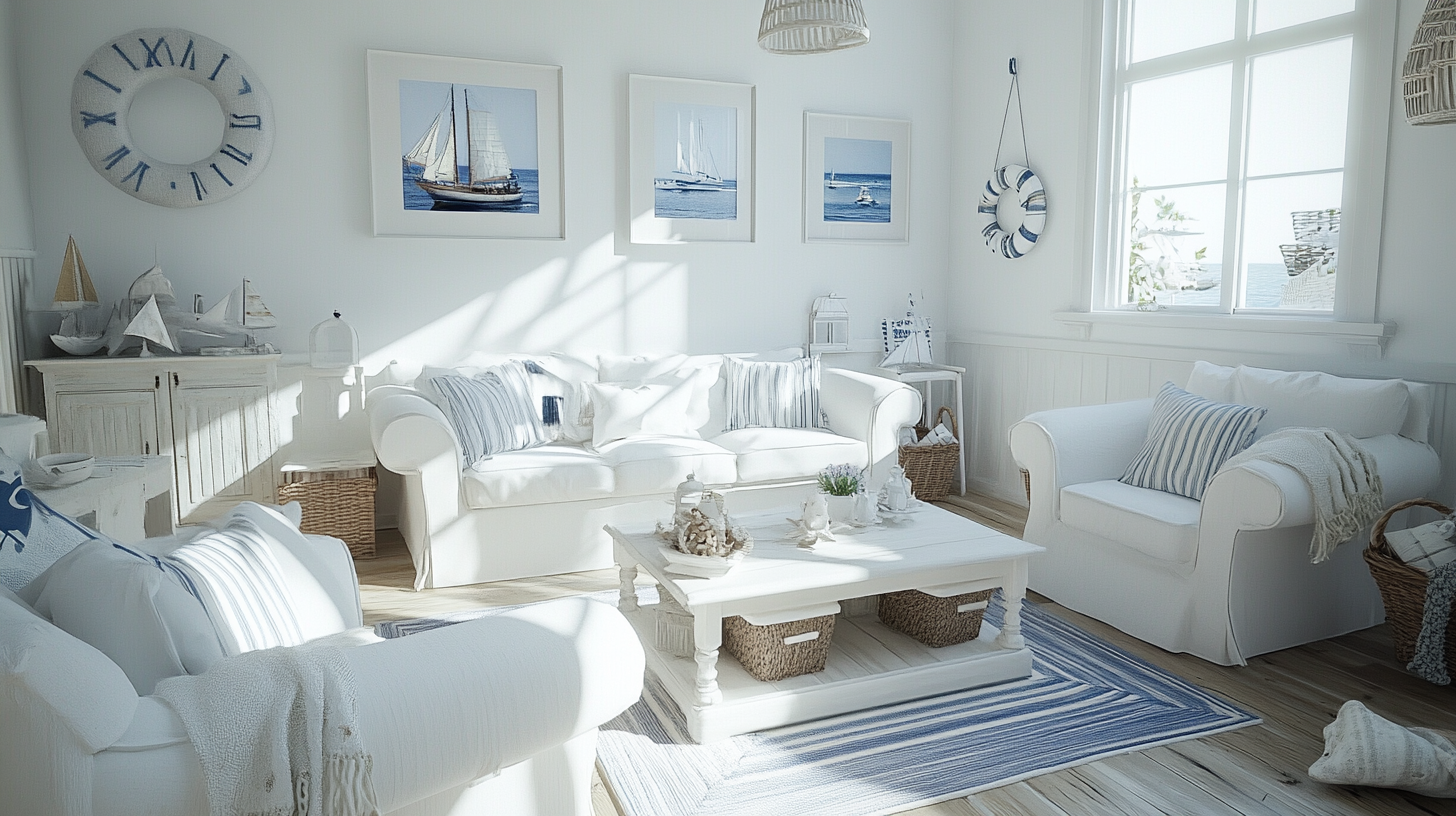 New England Stijl: Kustsfeer en witte meubels