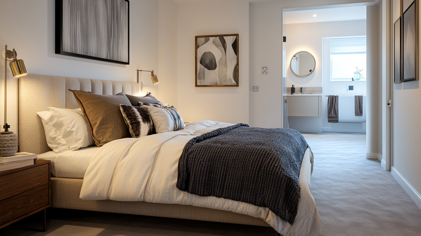 Schlafzimmer mit Bad en suite: Luxus und Komfort perfekt vereint