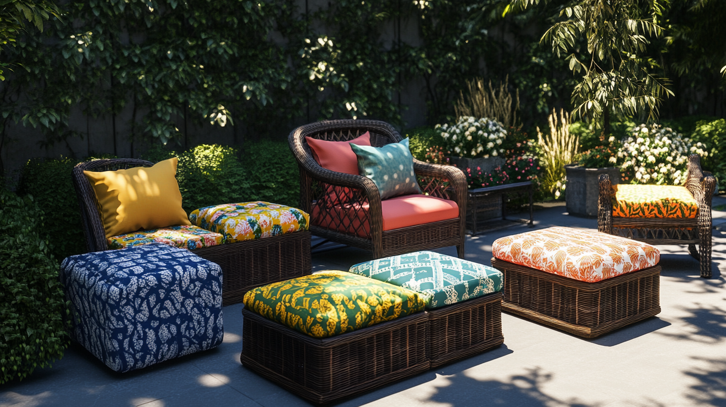 Polster und Kissen für Outdoor-Möbel: Bequemlichkeit und Design