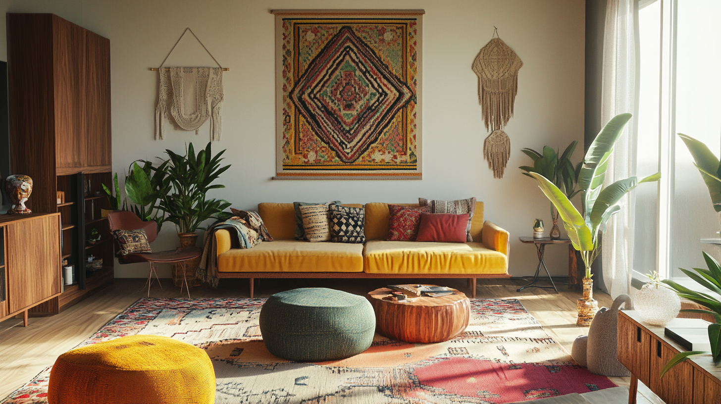 Boho-Mid-Century-Mix: Der perfekte Stilbruch