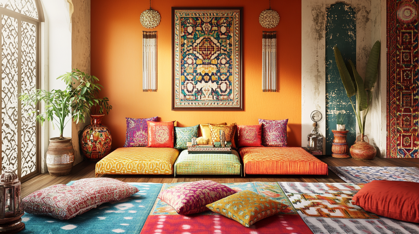 Indian Ethno Chic : Motifs colorés et éléments traditionnels